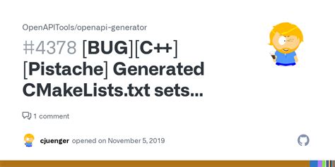 BUG C Pistache Generated CMakeLists Txt Sets Compiler Flag C 11
