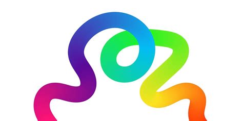 Rainbow Abstract Waves Colorful Swirls Vibrant Design Gradient Curves Fluid Lines