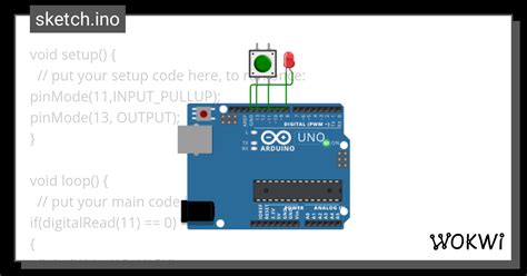 Nút Và đèn Wokwi Esp32 Stm32 Arduino Simulator