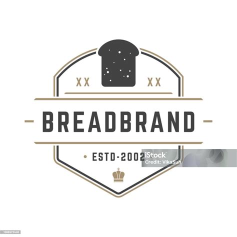 베이커리 숍 로고 템플릿 패스트리 식품 라벨 또는 배지의 벡터 오브젝트 및 아이콘 고무도장에 대한 스톡 벡터 아트 및 기타 이미지 고무도장 긍정적인 감정 표현 디자인