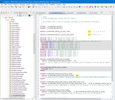 Tutorial Hd44780 Display Driver With Nxp Mcuxpresso Sdk Mcu On Eclipse