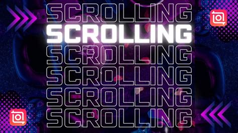 How To Create Scrolling Text Animation On Inshot Youtube