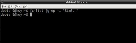 why simsun appeared in libreoffice font menu but no such font in os
