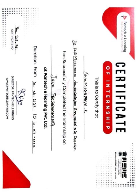 Shanmugappriya K On Linkedin Java Internship Pantechelearning