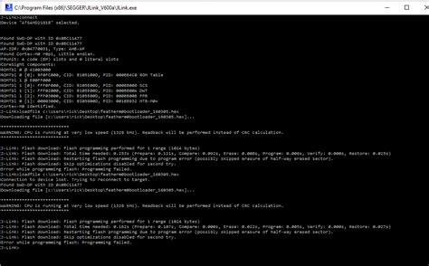 Burn Arduino Zeros Bootloader To Samd21 With Stlinkv2 3rd Party Boards Arduino Forum