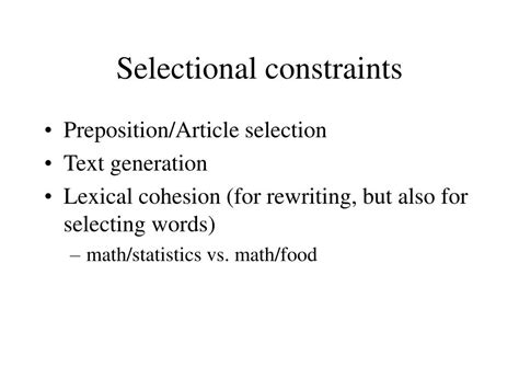 Ppt Introduction To Lexical Semantics Powerpoint Presentation Free Download Id500189