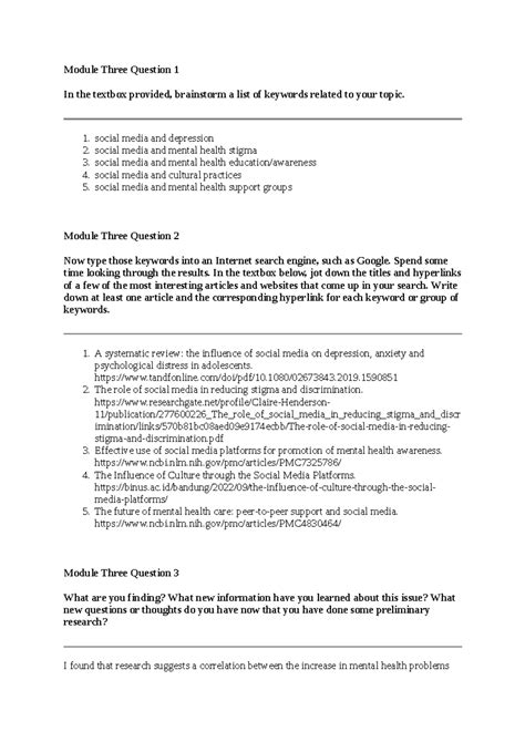 scs 200 applied social sciences module 3 short answers module three
