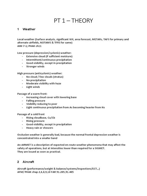 Pt1 Theory Pdf Instrument Flight Rules Visual Flight Rules