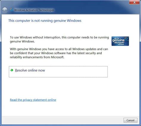 Solutions I Have Found This Computer Not Running Genuine Windows 7 Fix