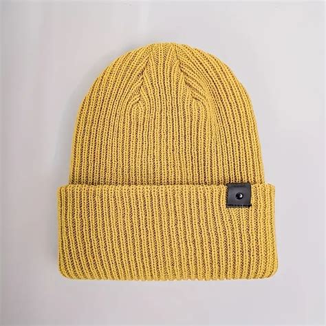 Button Patch Basic Beanie Unisex Simple Casual Cuffed Skull Temu Canada