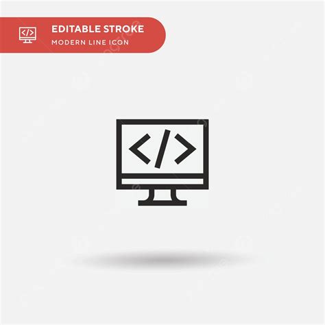 vector icon design template for simplified coding illustration vector sign business qr png