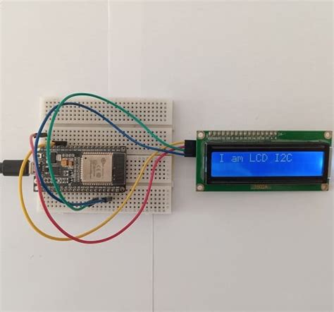 Use Of The LCD I C Display By The ESP Board