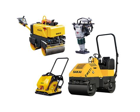 Sakai Light Compaction Equipment Rammer Plate Compactor Walk Behind