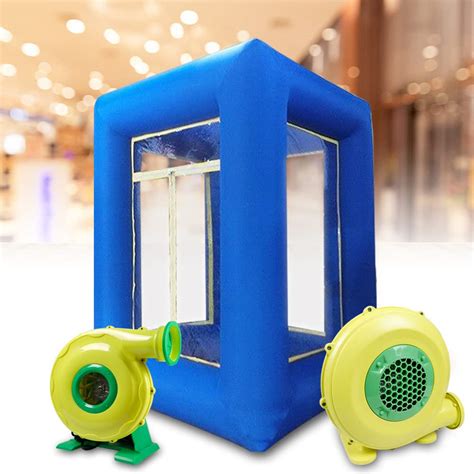9ft Inflatable Cash Cube Money Machine With 2 Blowers