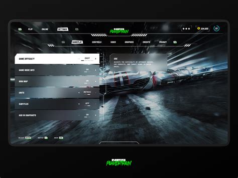 Nfs Powertrain Game Ui Concept By Tanmay Wadhankar On Dribbble