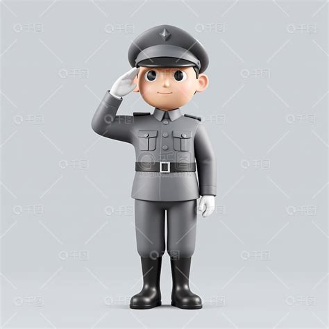 小男孩ai数字艺术 小男孩敬礼装饰设计元素 3d素材免费下载 Png格式 4096像素 编号71279584 千图网