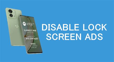 How To Disable Ads On Lock Screen On Motorola Droidwin