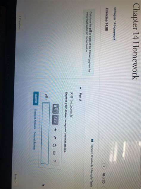 Solved Chapter 14 Homework Previous Next