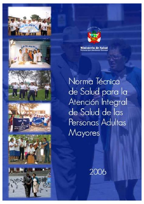 Pdf Plan De Atención Integral De Salud Del Adulto Mayor