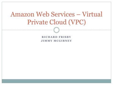 Aws Vpc Pdf