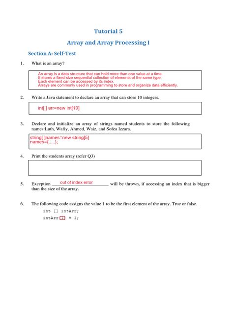Tutorial 5 Pdf Integer Computer Science String Computer Science