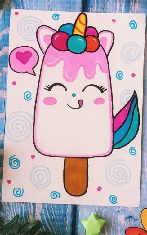 نقاشی کودکانه دختر با مداد رنگی نقاشی دخترانه زیبا و رنگی