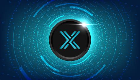 Immutable X Imx Coin Cryptocurrency Concept Banner Background 14295555 Vector Art At Vecteezy