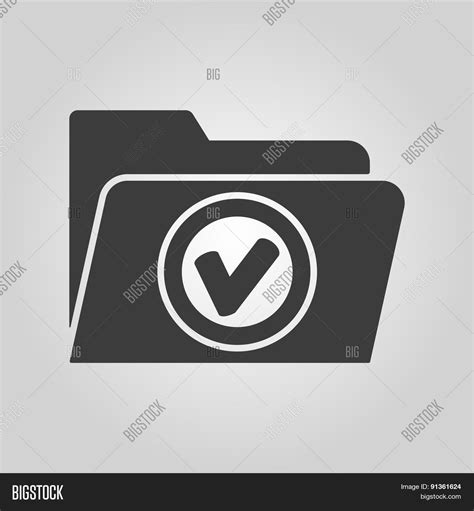 Folder Icon File Vector And Photo Free Trial Bigstock