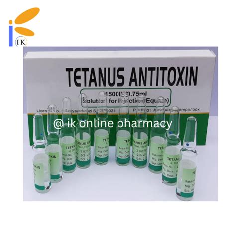 Tetanus Antitoxin 1500i U Per Ampoule Ik Online Stores