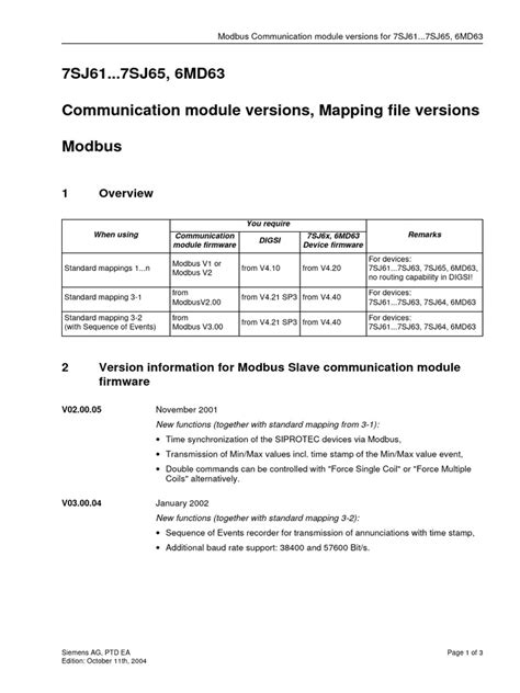 versions modbus 7sj6x 6md63 en pdf telecommunications computer