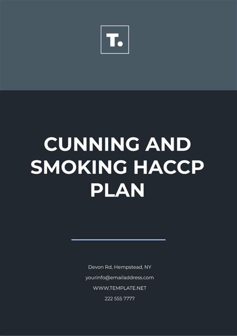 Free Bakery Haccp Plan Template To Edit Online