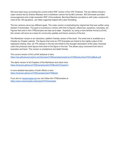 Pdf Visualization Toolkit 2 Ed