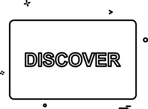 Discover Card Design Vector 14024202 Vector Art At Vecteezy