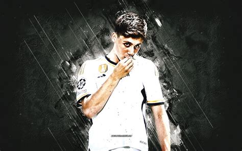 Descargar Arda Guler Real Madrid Jugador De Fútbol Turco Mediocampista Retrato Fondo De