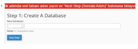 Cpanel Mysql Database Wizard Kullanımı Bilişim And Programlama