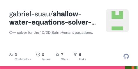 Github Gabriel Suaushallow Water Equations Solver Ter C Solver