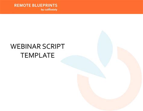 Webinar Script Template