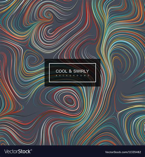 Abstract Artistic Curl Background Royalty Free Vector Image