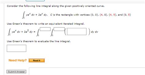 solved consider the following line integral along the given
