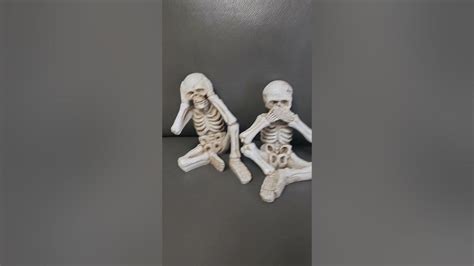 할로윈 해골과 거미장식 Youtube