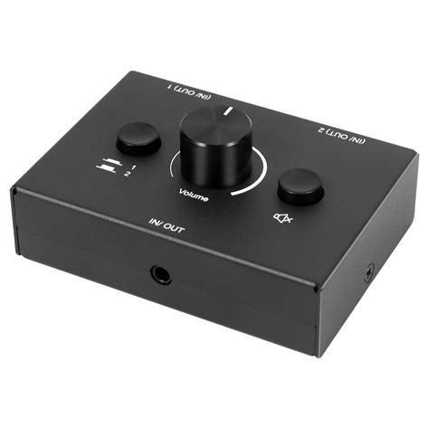3 5mm 2 Input 1 Output 1 Input 2 Output Audio Splitter Switcher