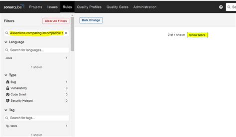 some rules are not showing in sonarqube sonarqube server community