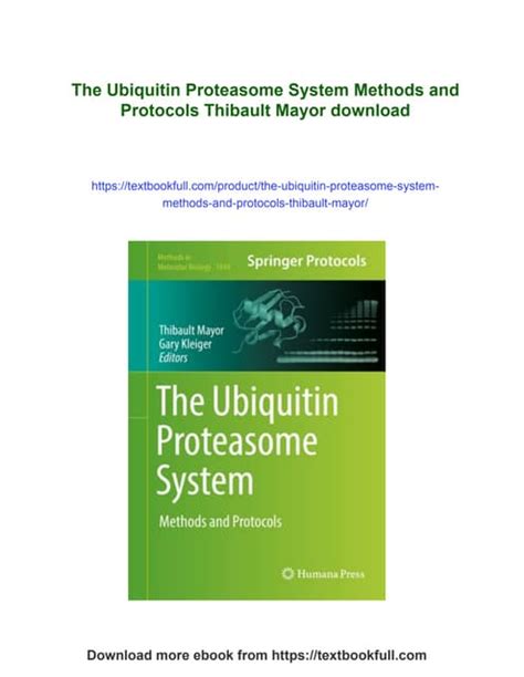 Ubiquitin Proteasome Pathway Pptx Biological Sciences Science