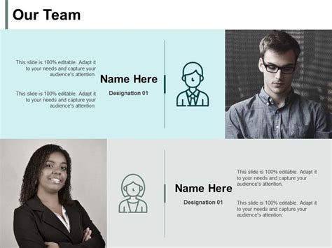 Our Team Introduction Ppt Powerpoint Presentation Icon Background