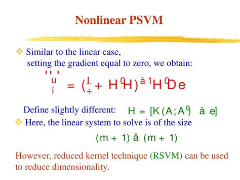 ppt mathematical programming for support vector machines powerpoint presentation id 834672
