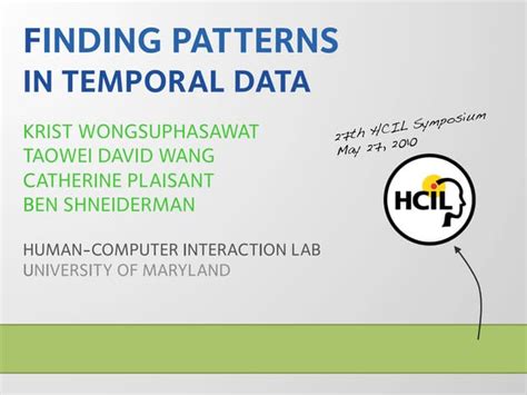 Finding Patterns In Temporal Data Pdf Technology And Computing