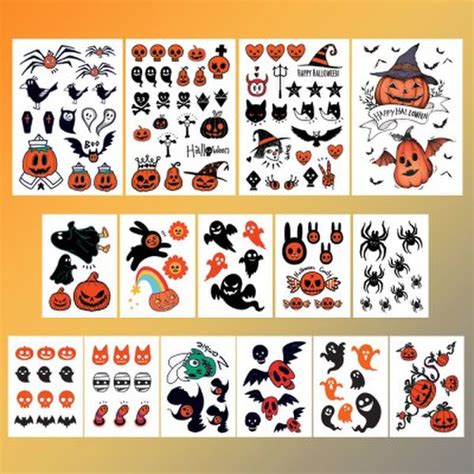 배블링 할로윈 타투스티커12종3종 Ssgcom