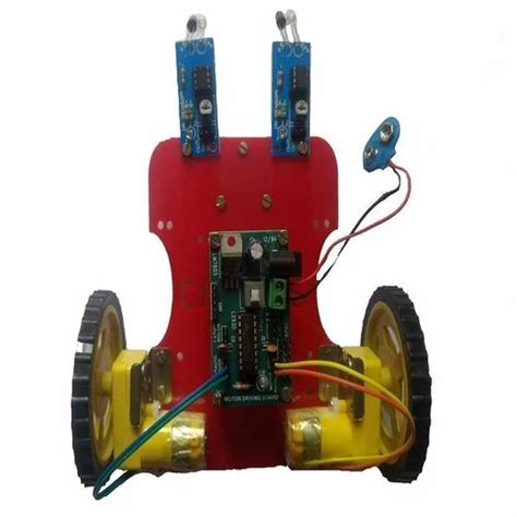 Line Follower Non Programmable Robotic Diy Kit Without Microcontroller