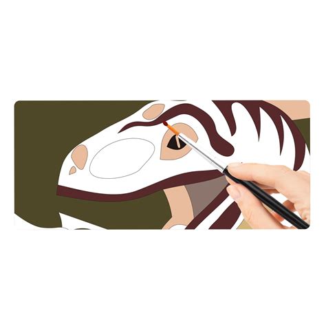 Комплект за Рисуване по Номера Diamantart Динозаври Размер А4 Emag Bg