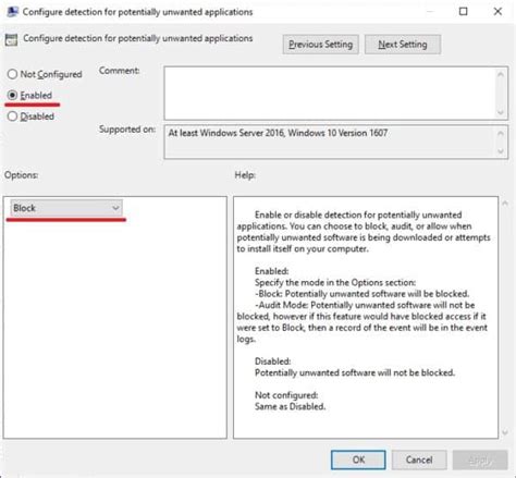 Tutorial GPO Enable The Windows Defender Reputation Based Protection